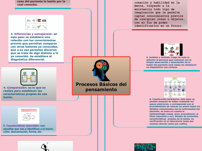 Procesos Básicos Del Pensamiento Mind Map